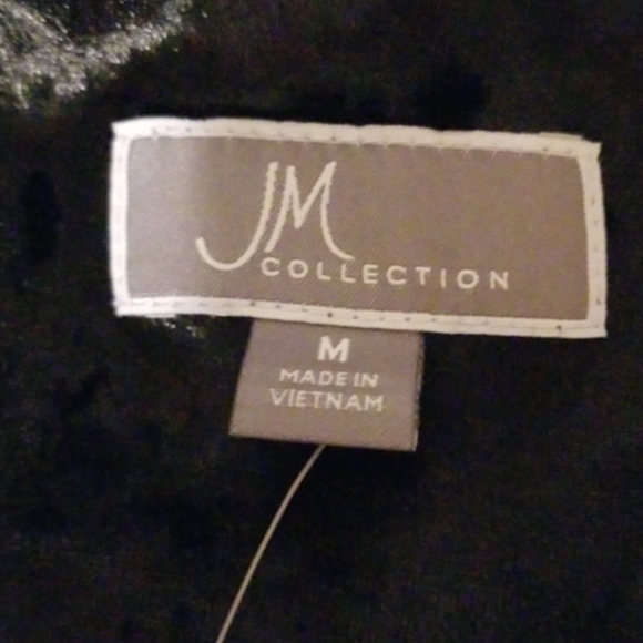 JM Collection | Jackets & Coats | Jm Collection Embroidered Velvet Bell ...